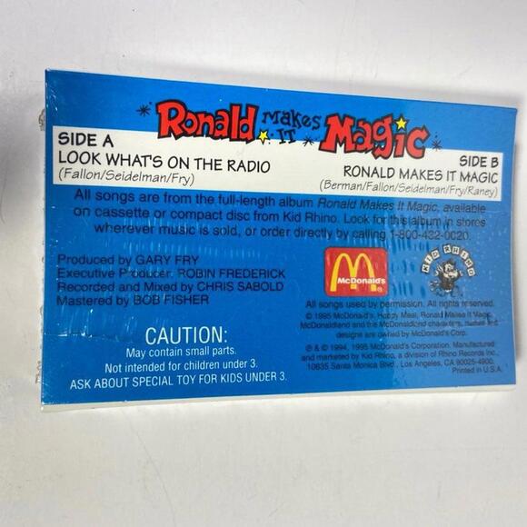 McDonald's | Media | Mcdonalds Ronald Makes It Magic Cassette | Poshmark